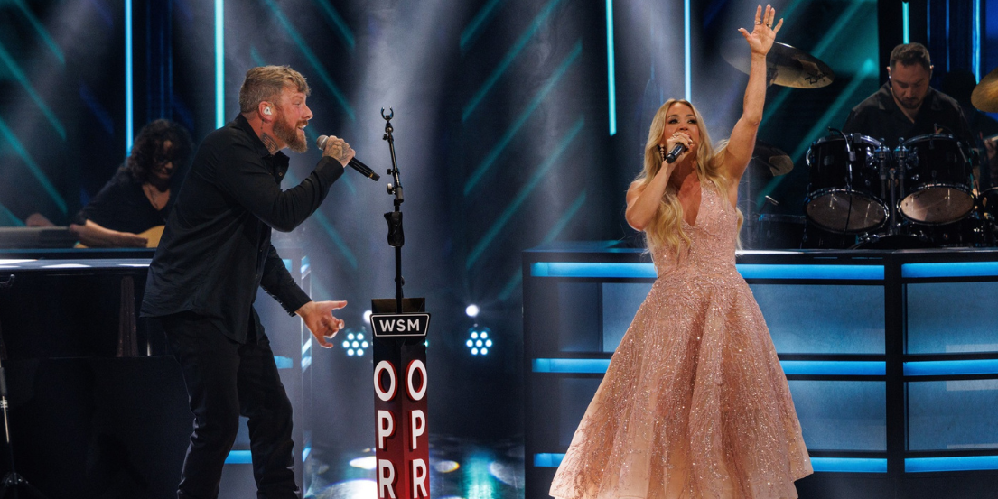 Ben Fuller Performs with Carrie Underwood at Grand Ole Opry